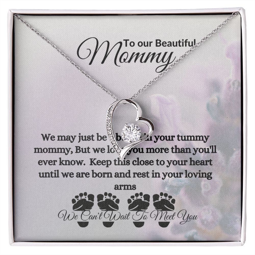 Twin Note Forever Love Necklace To Mom – CarmelSignature